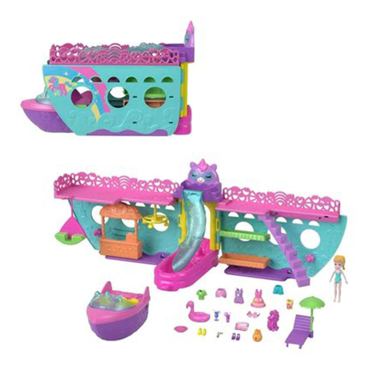 Polly Pocket Unicorn Bot Oyun Seti HWP26 – Welcome Baby